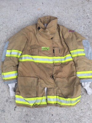 Firefighter Globe Turnout Bunker Coat 47x35 G-Xtreme NO CUT OUT 2008 | eBay
