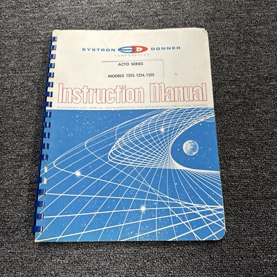 Manuals & Books - Systron Donner Model