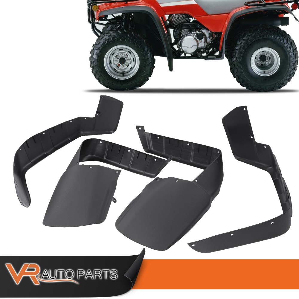 Full Set Fender Flares Mud Flaps Guards Fits Honda FourTrax 300 Models ...