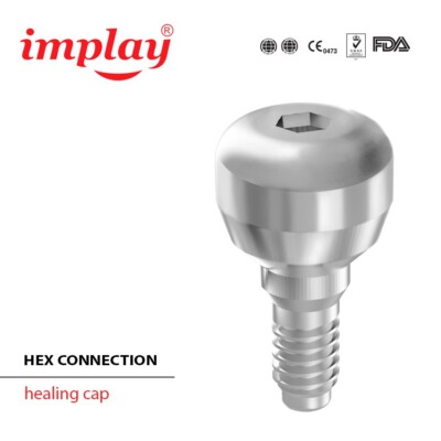 Dental Healing Caps Abutment Implay®, Ø4.5;Ø5.5 Internal Hex System 2. ...