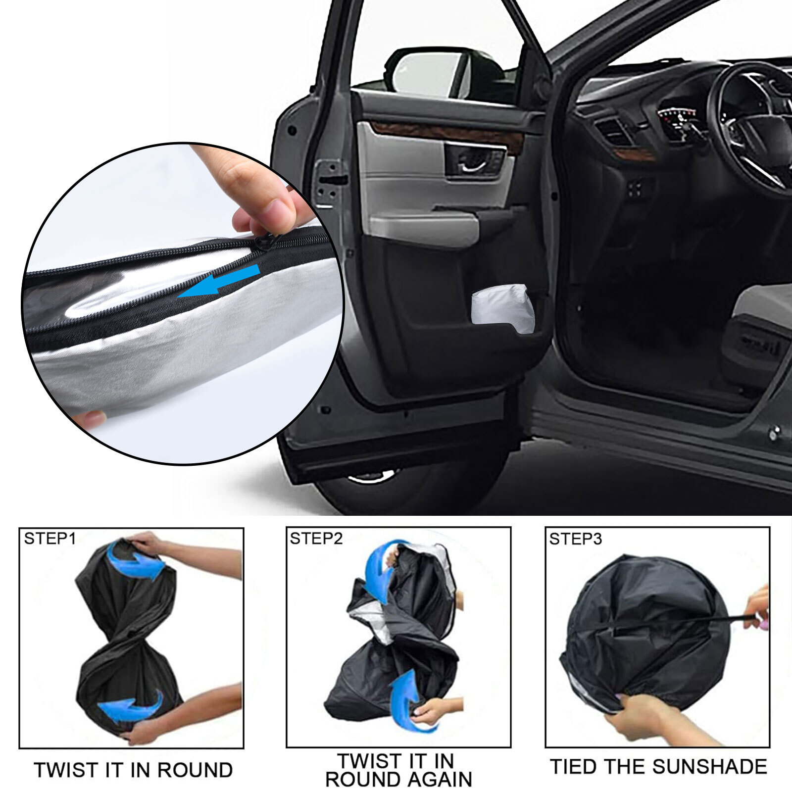 Custom For 2017-2022 Honda CR-V CRV Car Front Windshield Sun Shade ...