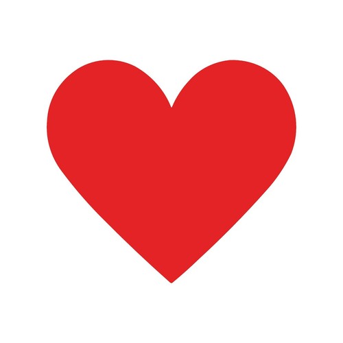 Heart Shape Vinyl Decal Love symbol Sticker | eBay