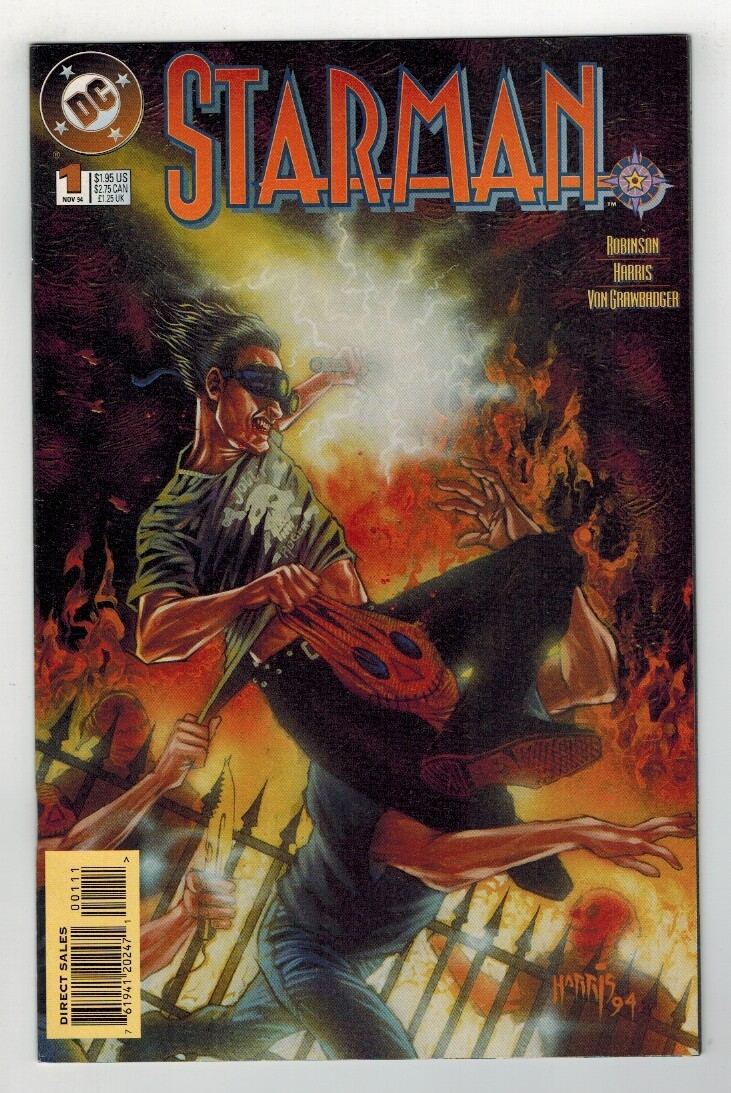 STARMAN #1 - TONY HARRIS ART & COVER - JAMES ROBINSON STORY - DC COMICS ...