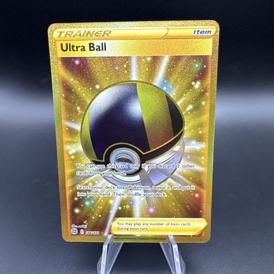 Pokemon TCG: Brilliant Stars Ultra Ball Hyper Rare Gold 186/172 NM/M | eBay