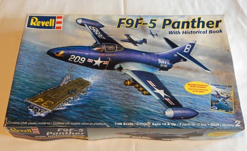 Revell 1/48 F9F-5 Panther #85-6865 - DOES NOT HAVE Historical Book ...