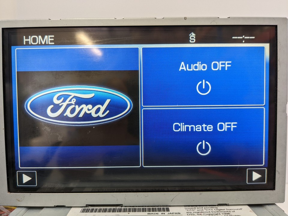 2010 2011 2012 Ford F150 Raptor Radio Info 8" Display Touch Screen BL3T ...