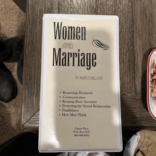 Woman and marriage by Douglas Wilson (six audiocassettes ) | eBay