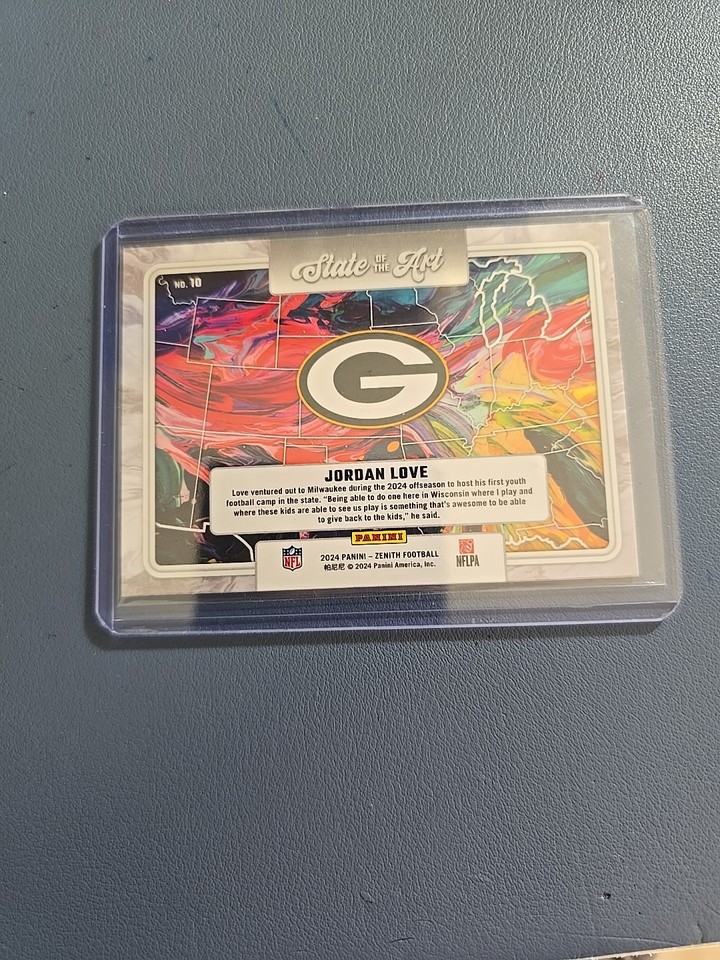 2024 Panini Zenith - State of the Art Jordan Love #10 | eBay