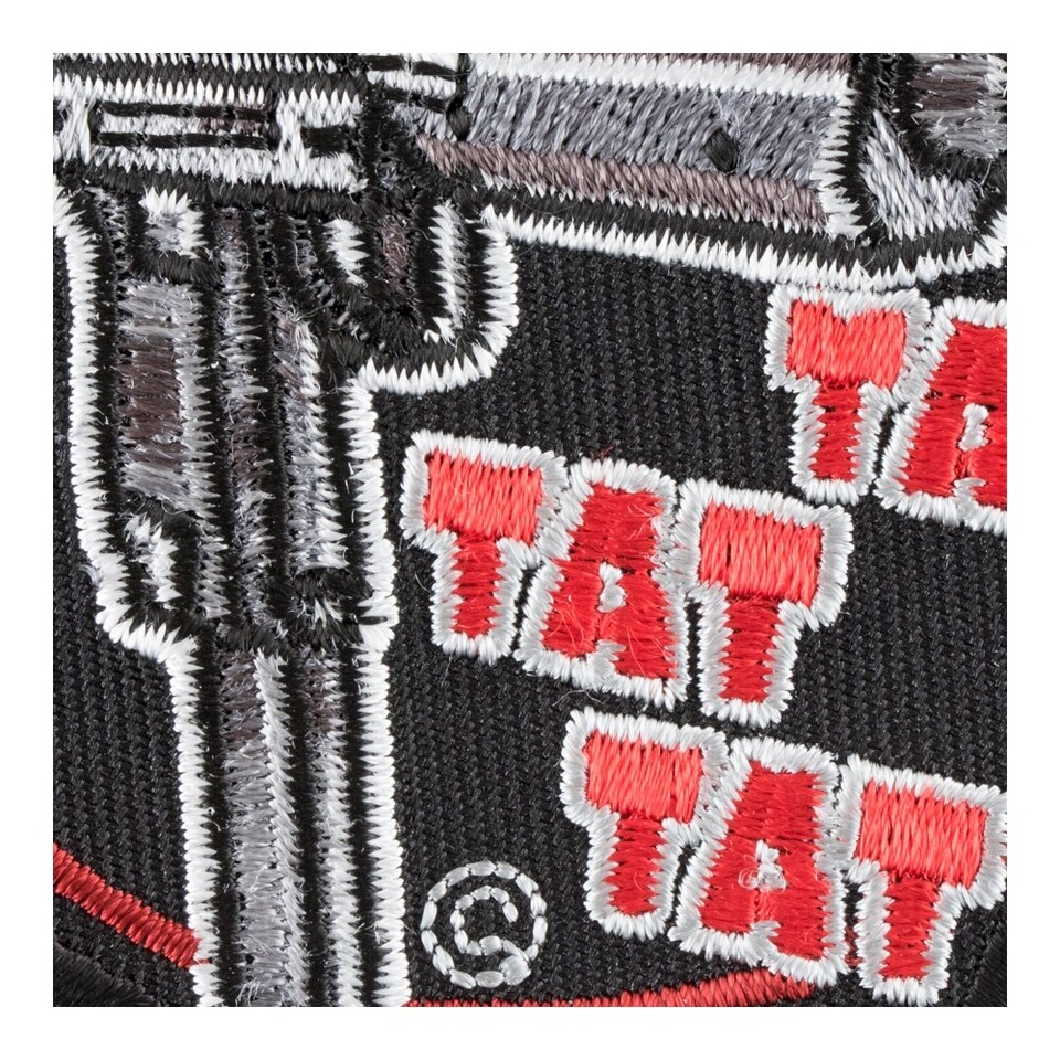 Rata Tat Tat Machine Gun Patch, Guns & Weapons Patches | eBay