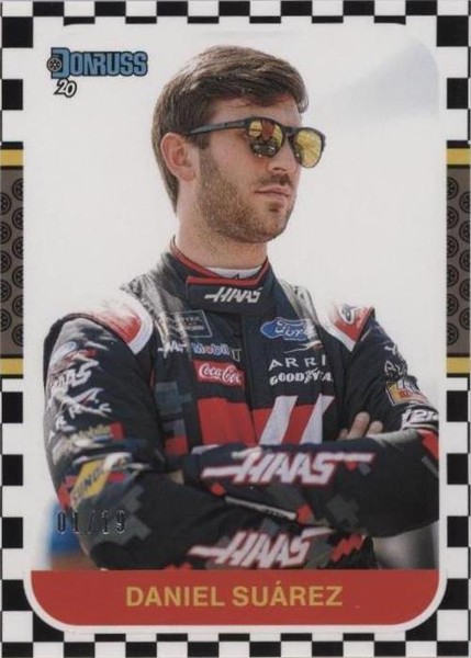 2020 Panini Donruss NASCAR - Retro 1987 Black Numbers #144 Daniel ...