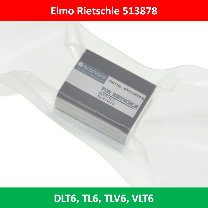 6 pcs Carbon Vanes 513878 for Elmo Rietschle Vacuum Pump DLT6 TL6 TLV6 ...