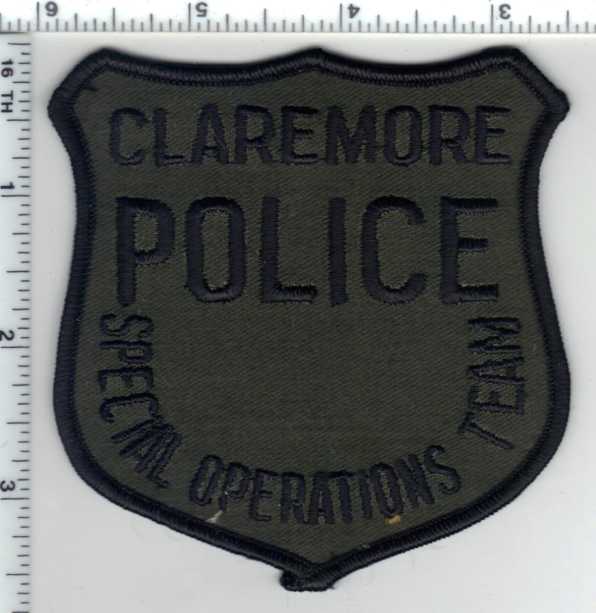 Claremore Police (Oklahoma) subdued Special Operations Team Shoulder ...