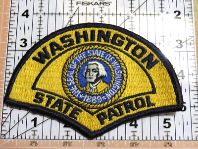 Washington State Patrol Police Patch Vintage Obsolete | eBay