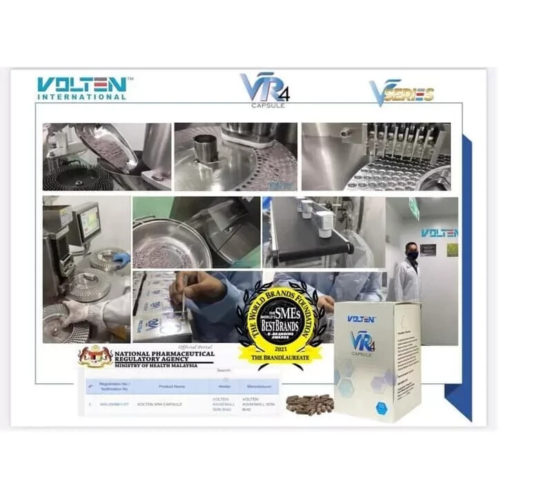 Volten VR4 Capsule Black Ginger Extract Plant Based General Health FREE ...