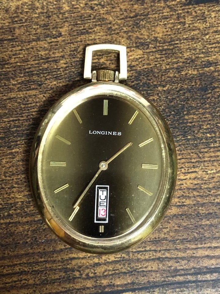 Longines Vintage Pocket Watch Manual Winding Oval | eBay UK