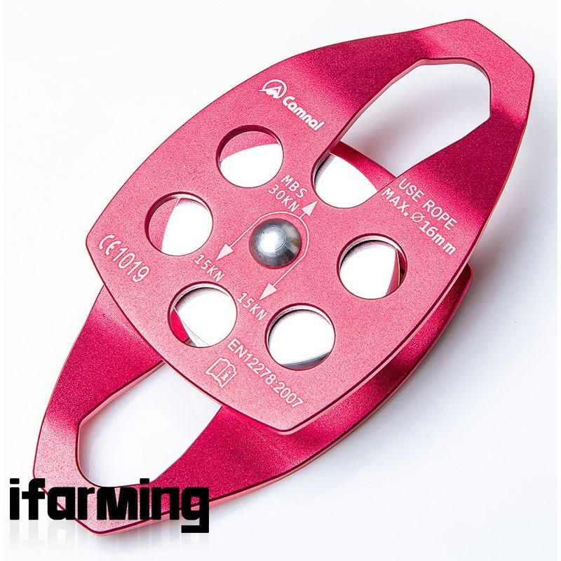 Side Panel Single Pulley Portable 7075 Aviation Aluminum Climbing ...