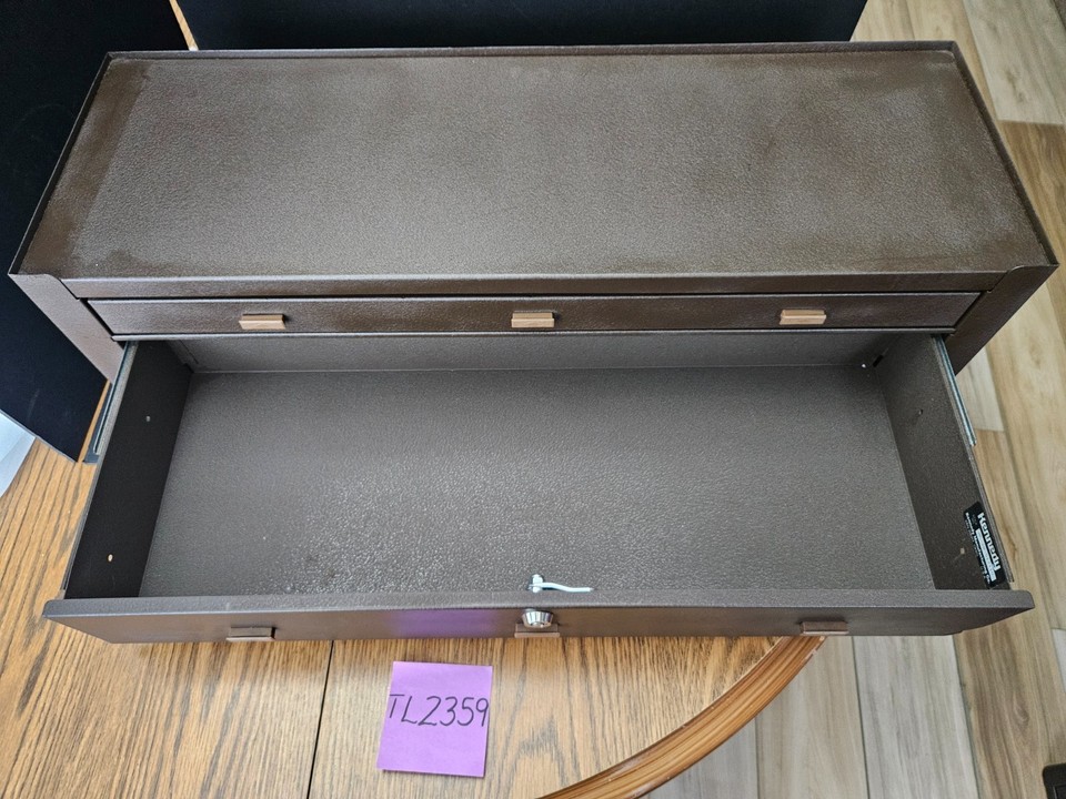 KENNEDY #MC-28 2-DRAWER RISER W/KEYS 28" L x 9 5/8" D x 7 5/8" H ...