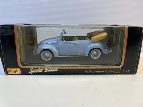 1951 VW Bug Convertible in 1/18 Scale Diecast by Maisto | eBay