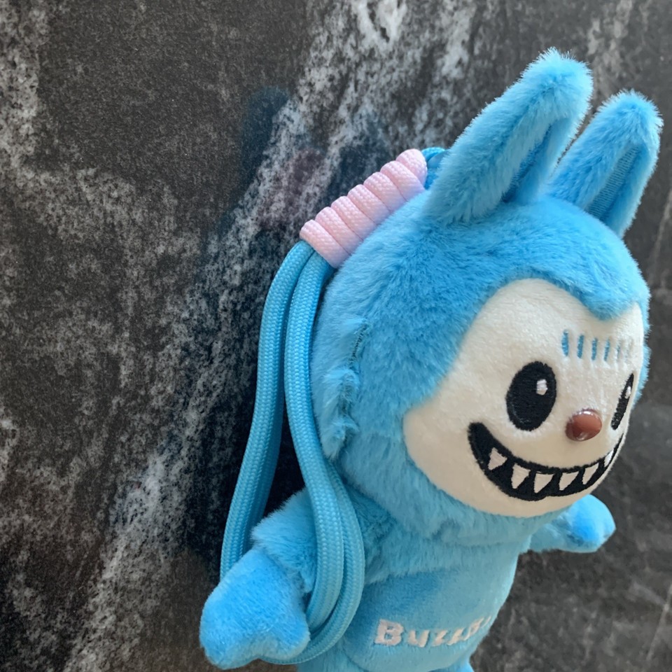 Labubu Buzz Balls Labuzzy Blue Doll Plush Charm 1 / 5000 | eBay
