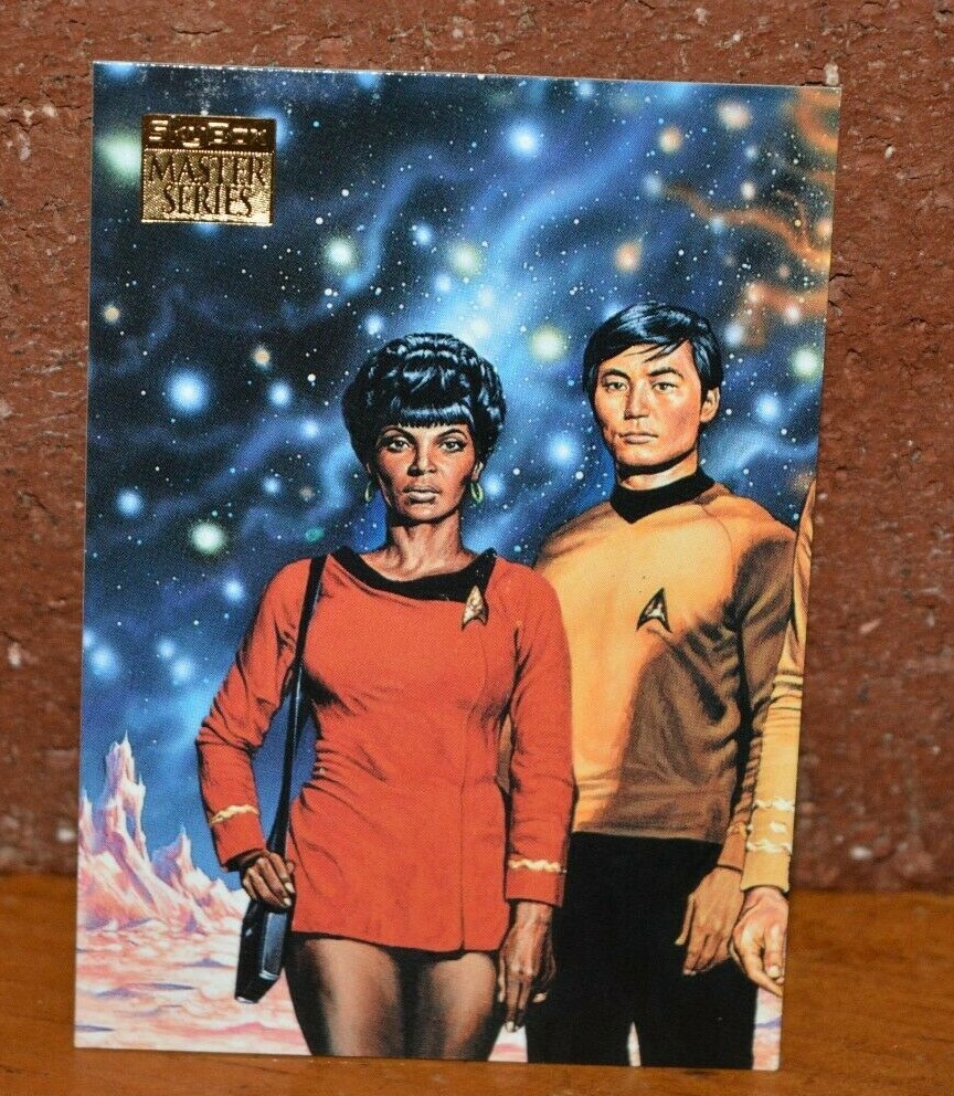 SKYBOX MASTER SERIES STAR TREK TRADING CARD THE ORIGINAL CREW UHURA ...