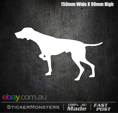 ENGLISH POINTER Sticker Decal 150mmW Window Glass Any smooth surface. | eBay Australia