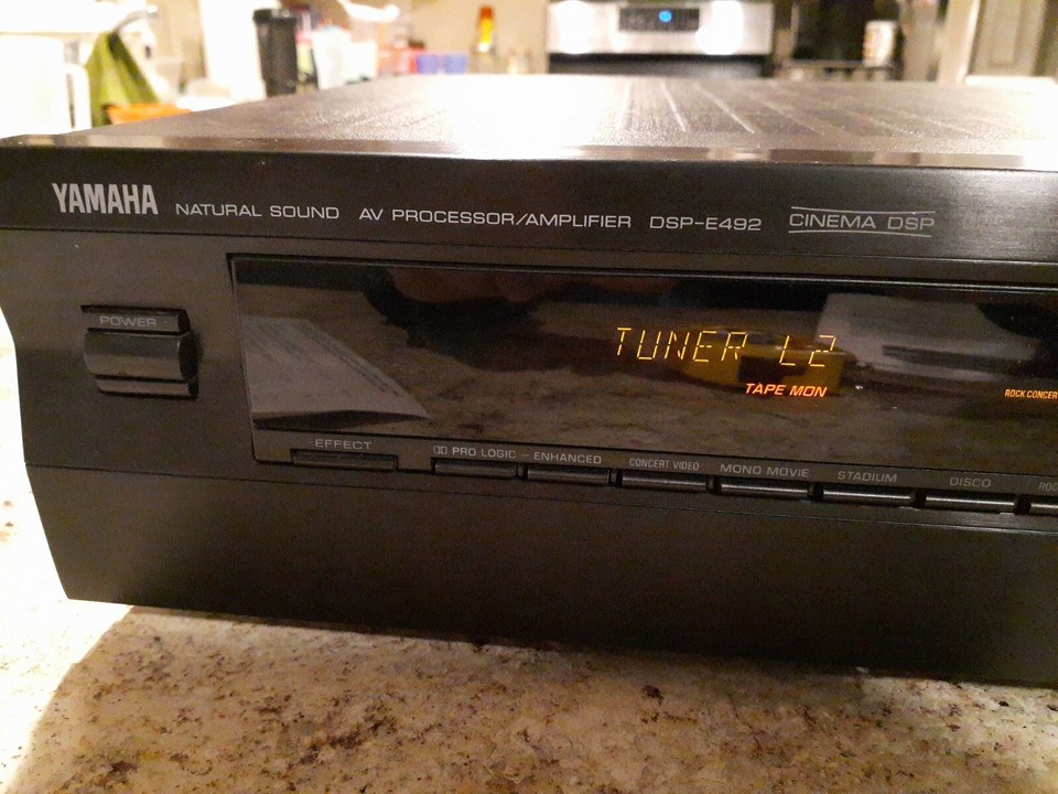 Yamaha DSP-E492 A/V Sound Processor Amplifier with Manual | eBay