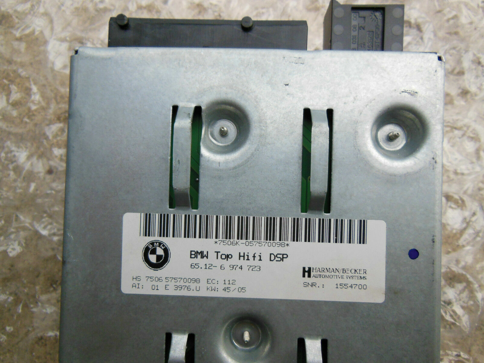 BMW E60 M5 E92 E91 E90 LOGIC 7 AMPLIFIER TOP HIFI SYSTEM BECKER AMP L7 ...