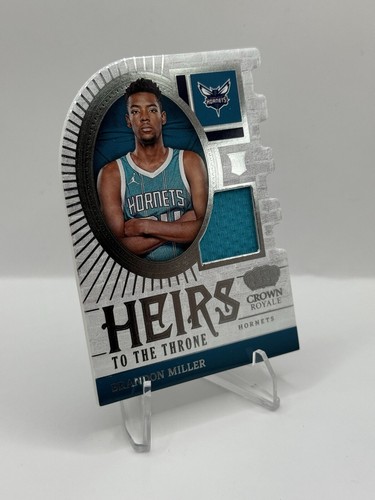 2023-24 Crown Royale NICK SMITH JR Silver Foil Rookie Patch RC Hornets ...