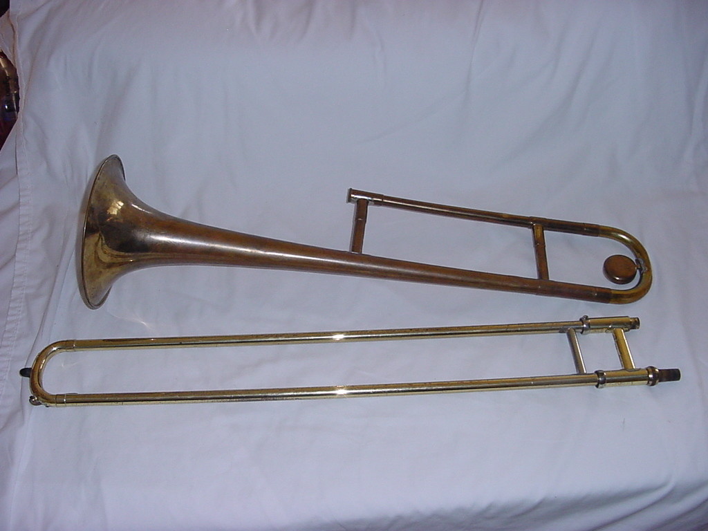 ANTIQUE F E OLDS AND SONS AMBASSADOR TROMBONE LOS ANGELES CALF 1947 | eBay