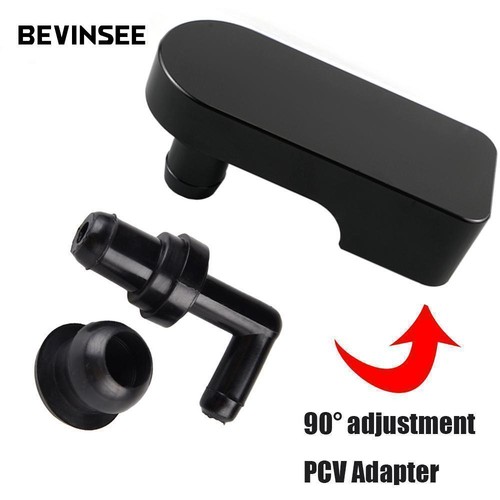 For HONDA PRELUDE 97-01 H22A Engine PCV Valve Extension Adapter w/ 90 ...