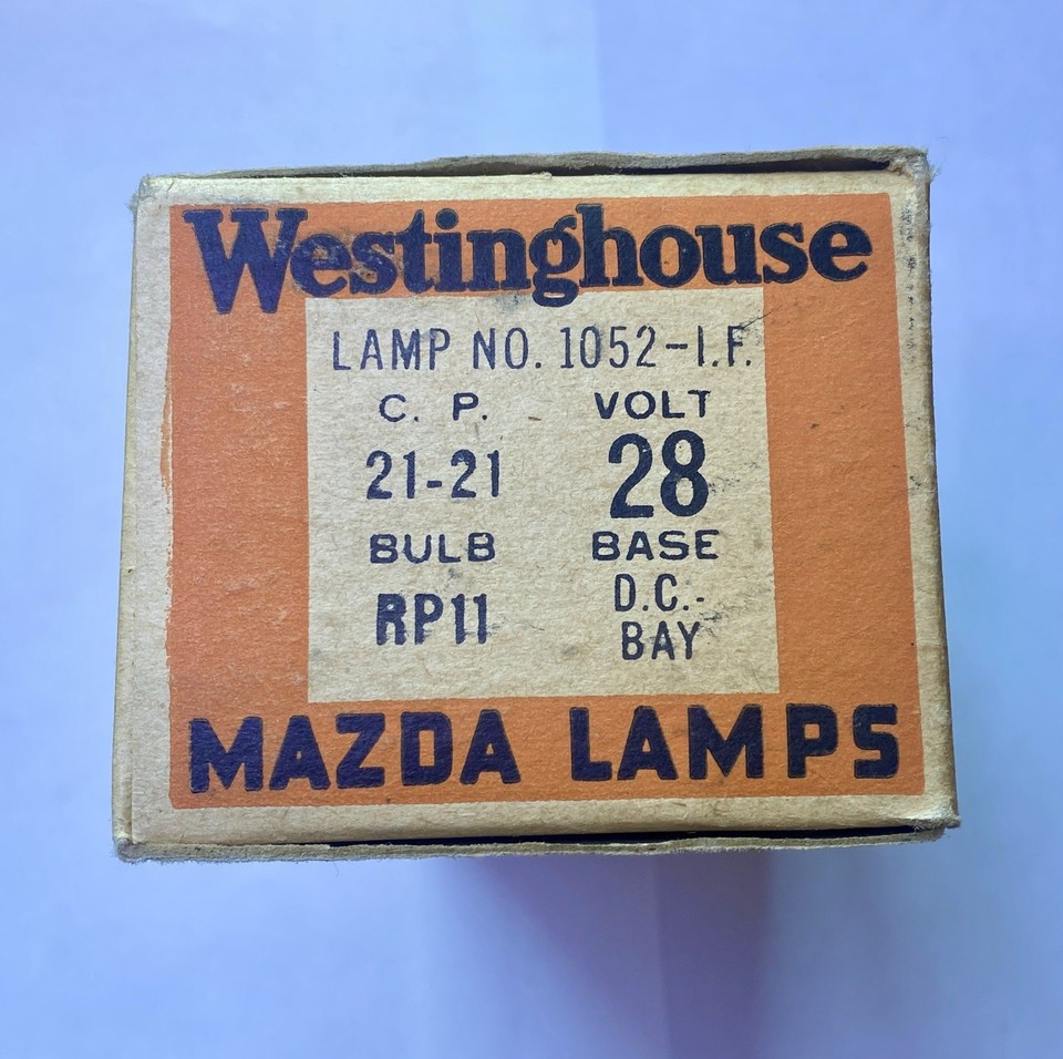 Gunsight Light Bulbs - 3 Boxes of 10 Mazda 1052-IF 28v - WWII Aircraft ...