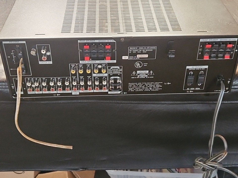 **SEE VIDEO** Sony STR-AV970X FM Stereo/FM-AM Receiver, Japan | eBay