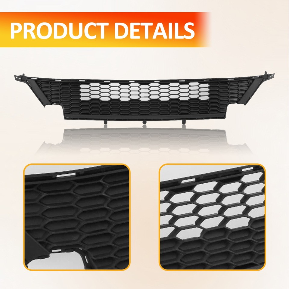 Fit 2016 2017 2018 Toyota RAV4 SE Honeycomb Front Bumper Lower Grille ...