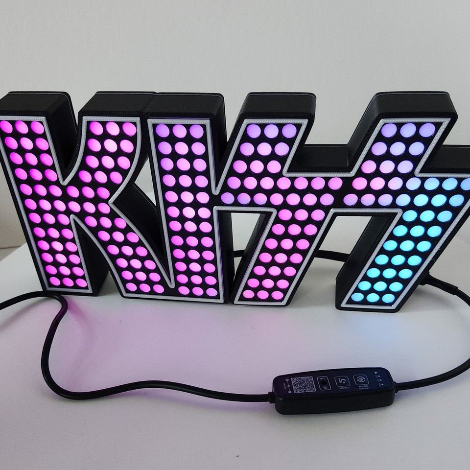 KISS 3D Lightbox | LED lights and controller | Light up the Night with ...