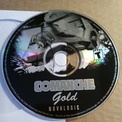 Comanche Gold PC CD-ROM Game NovaLogic Flight Combat Simulation DISC ...