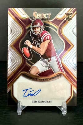 2023 Panini Select Tim DeMorat Rookie Auto #RS-TDE Commanders RC | eBay