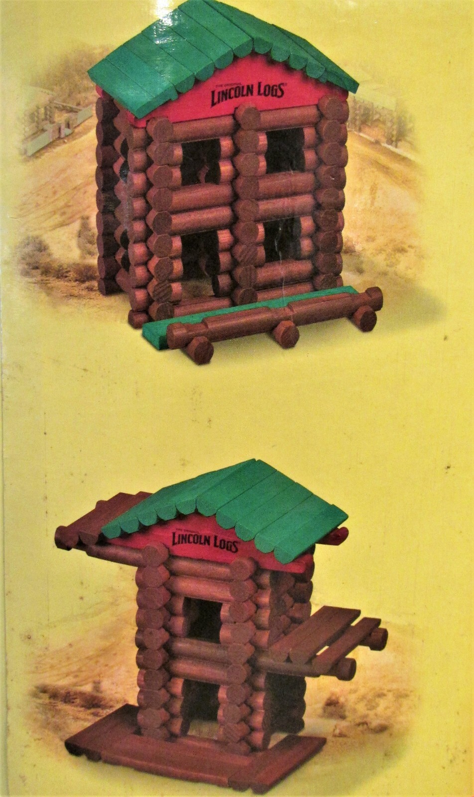 Lincoln Logs Fort Redwood 2007 Total Knex Play Set Complete with ...