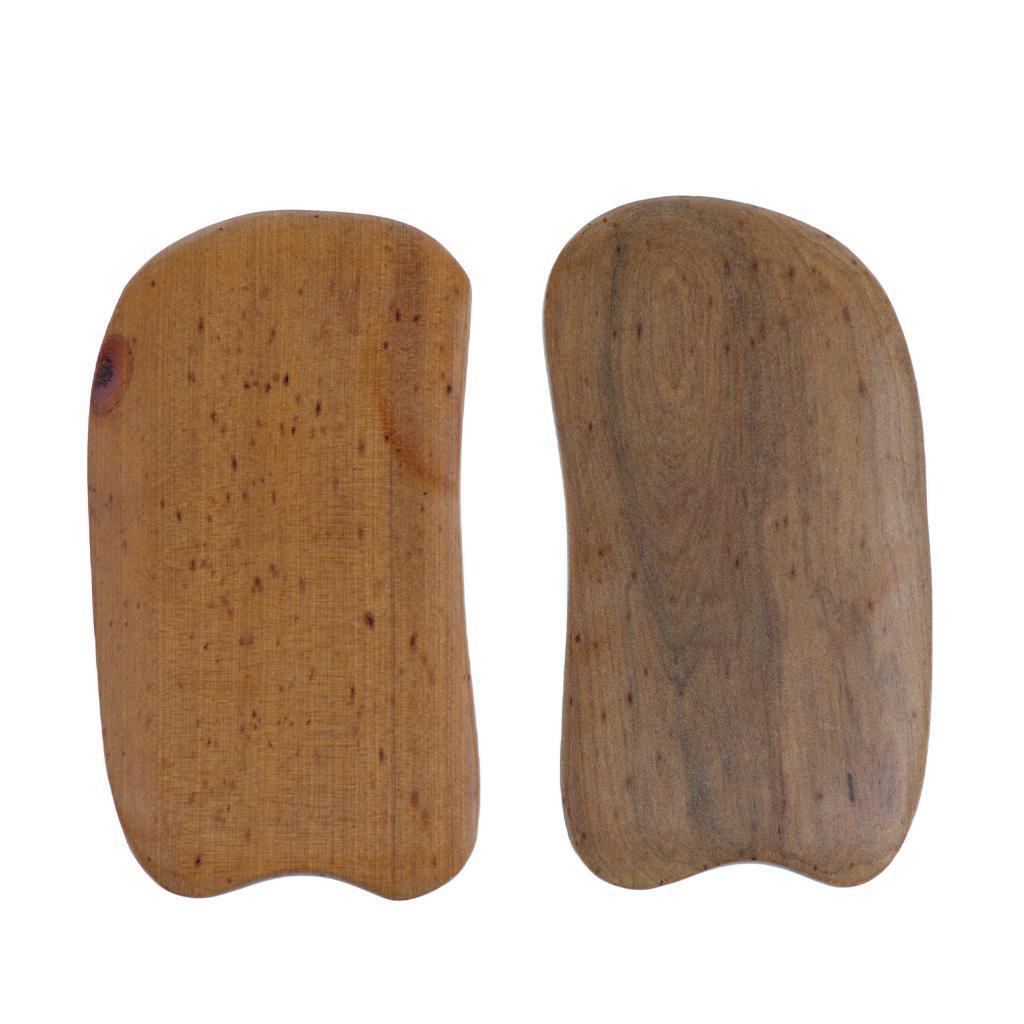 2pcs Wood Tool Chinese Guasha Facial Back Scraping Massager | eBay