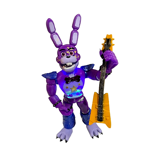 GLAMROCK BONNIE action figure 8" FNAF Five Nights at Freddy's SECURITY ...