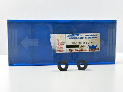 MILLSTAR RB-1000-R-FS New Carbide Ball Nose Milling Inserts Grade N/A ...