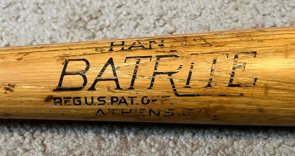 Vtg 1940s 50s Pete Reiser Hanna Batrite Baseball Bat 35” Brooklyn ...