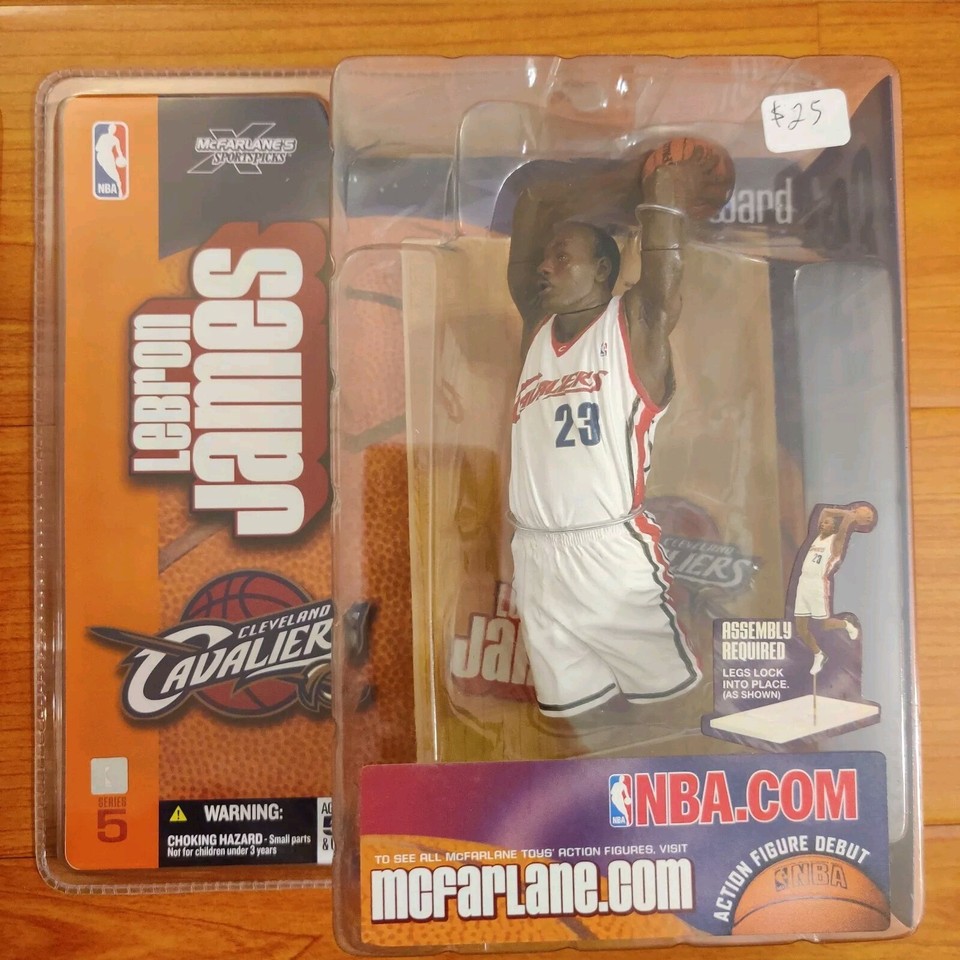McFarlane NBA LeBron James Rookie Figures Lot Cleveland Cavaliers The ...
