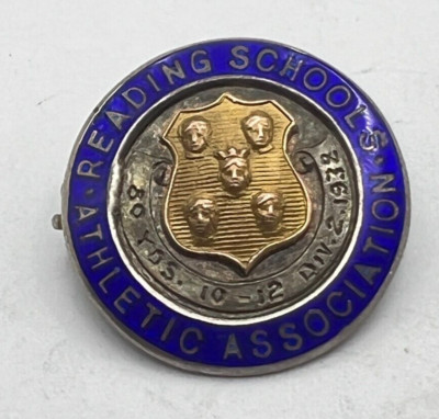 1932 Reading schools athletic Associ 10-12 80 yards 1st place silver ...