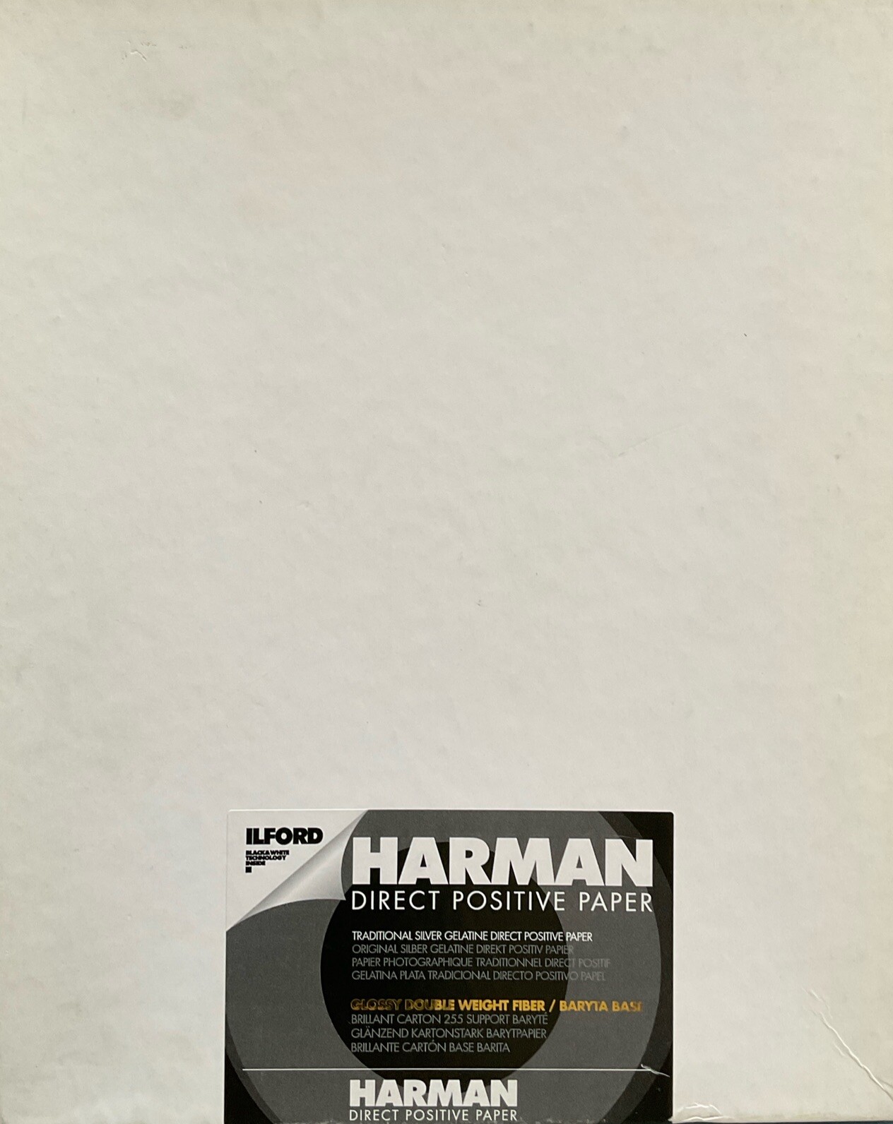 Ilford Harman Direct Positive Paper B&W 8x10" Glossy FB - 25 sheets ...