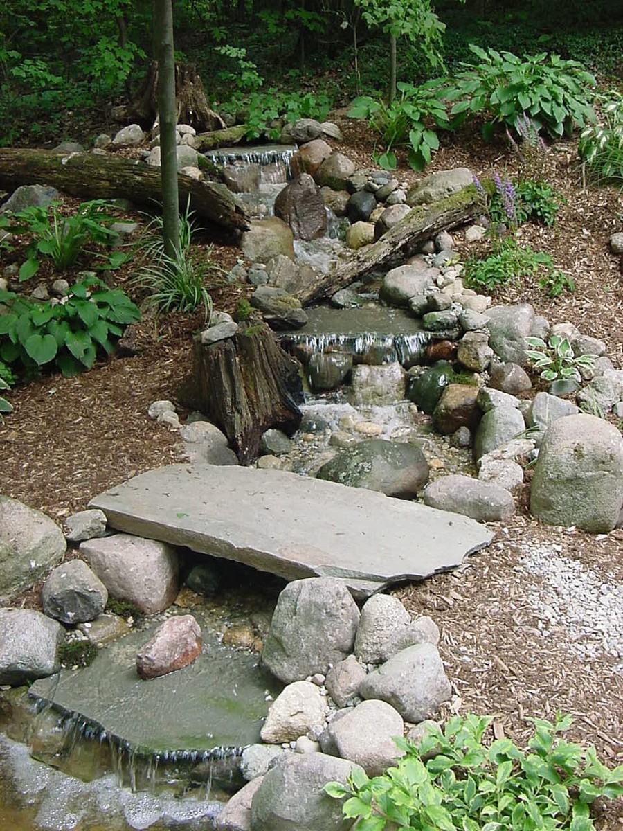 Rocking Streams Pondless Waterfall Incredible Rock Work: Double