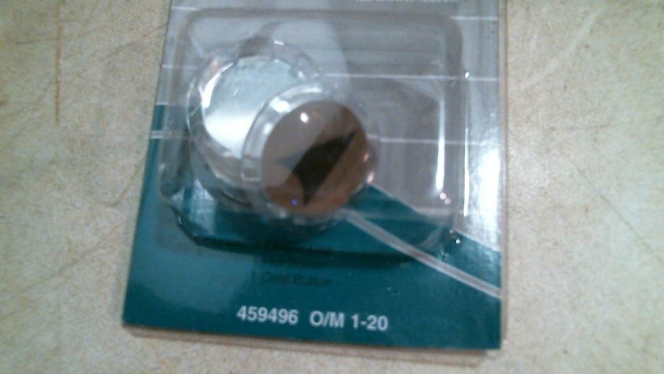 Faucet 459496 Repair Replacement Handle Buttons, Hot, Cold Center, FREE ...