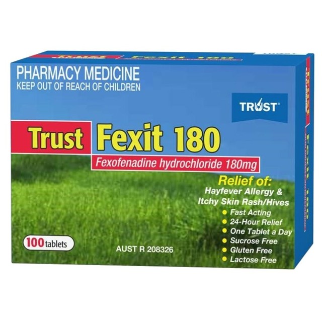 Trust Fexit Tablets (180mg) - 100 Count for sale online | eBay