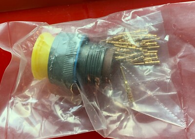 MS3475W16-23P AERO CONNECTOR PLUG 23 POSITION STRAIGHT W/PINS CAPLUG | eBay