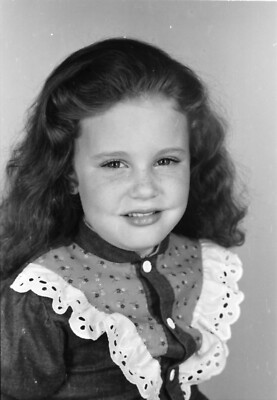 Vintage 1970's Modelling Photo Negative Model Little Girl | eBay