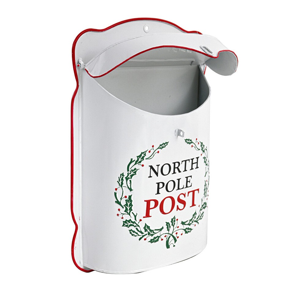 Vintage Rustic Letter Box Post Box Wall Mounted Decorative Metal ...